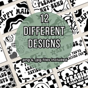 Groovy Rollo Sticker Template, Thermal Label Templates for Rollo or ...