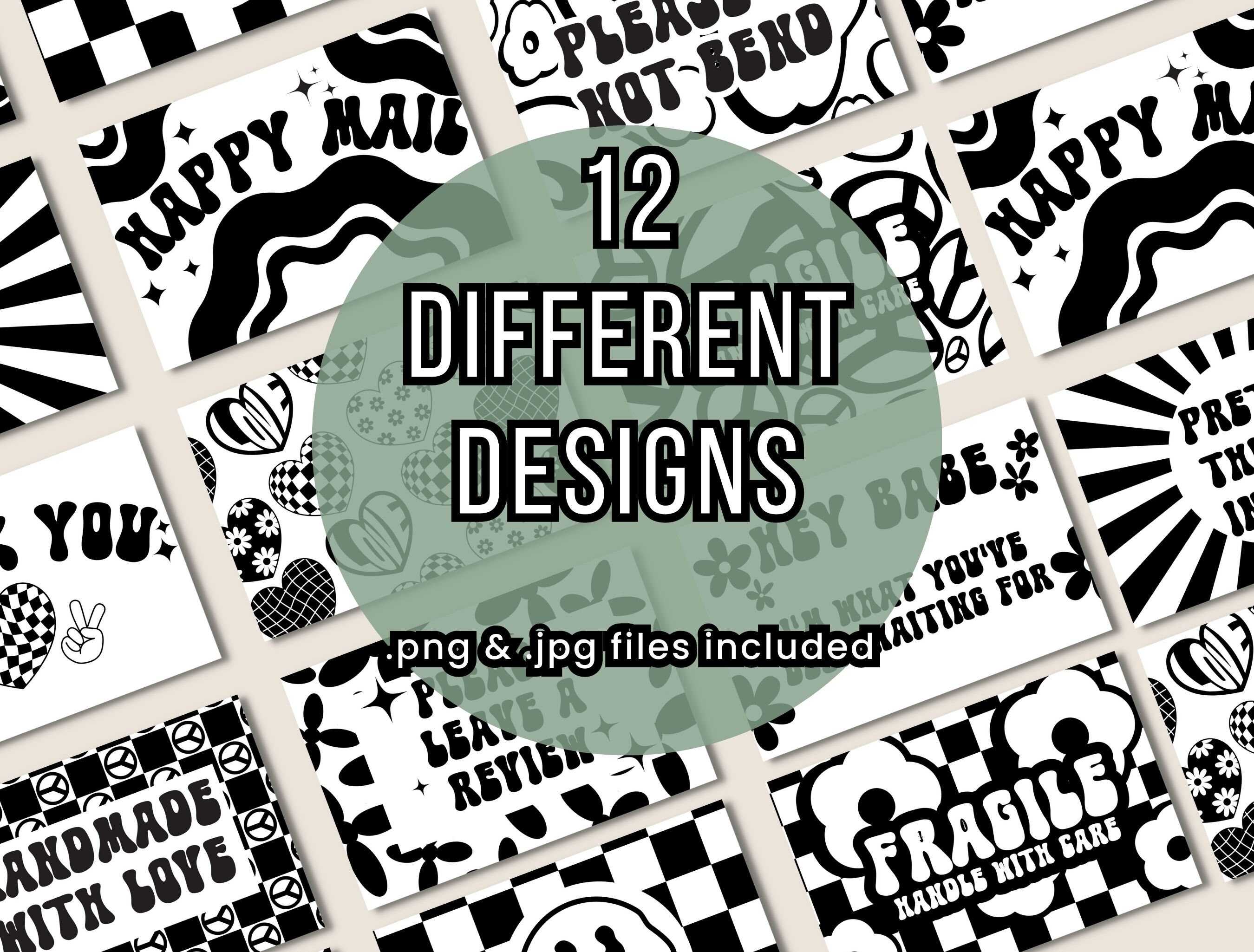 Groovy Rollo Sticker Template, Thermal Label Templates for Rollo or ...