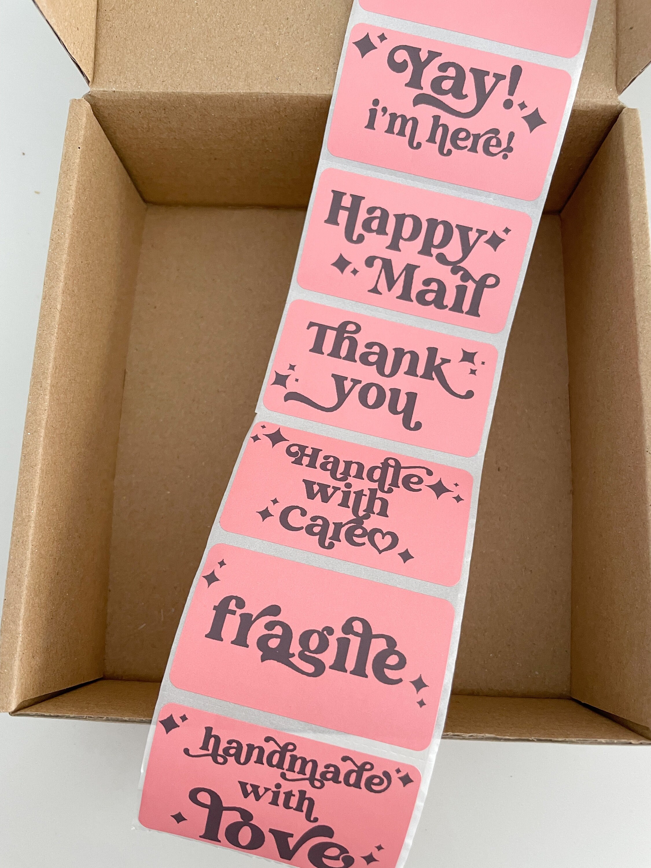 Retro Rollo Sticker Template, Thermal Label Templates for Rollo or ...