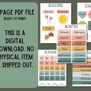 Esl Printable for Classroom, Esl Classroom Decor, Esl Poster Printable ...