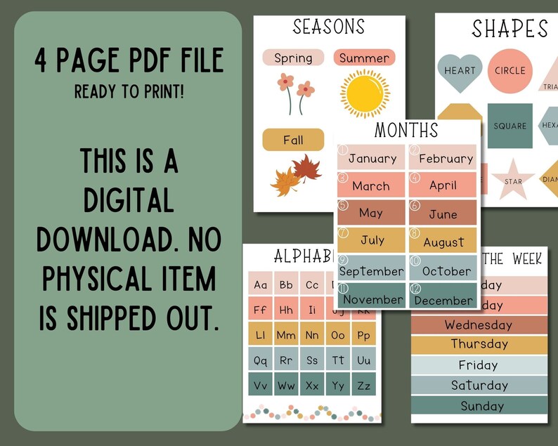 Esl Printable for Classroom, Esl Classroom Decor, Esl Poster Printable ...