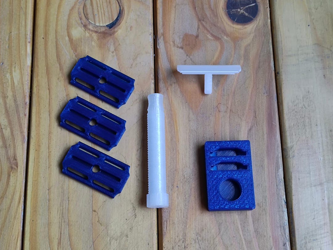 SPARE PARTS for 3D Printed "adjustable" Hybrid Double Edge Safety Razor ...