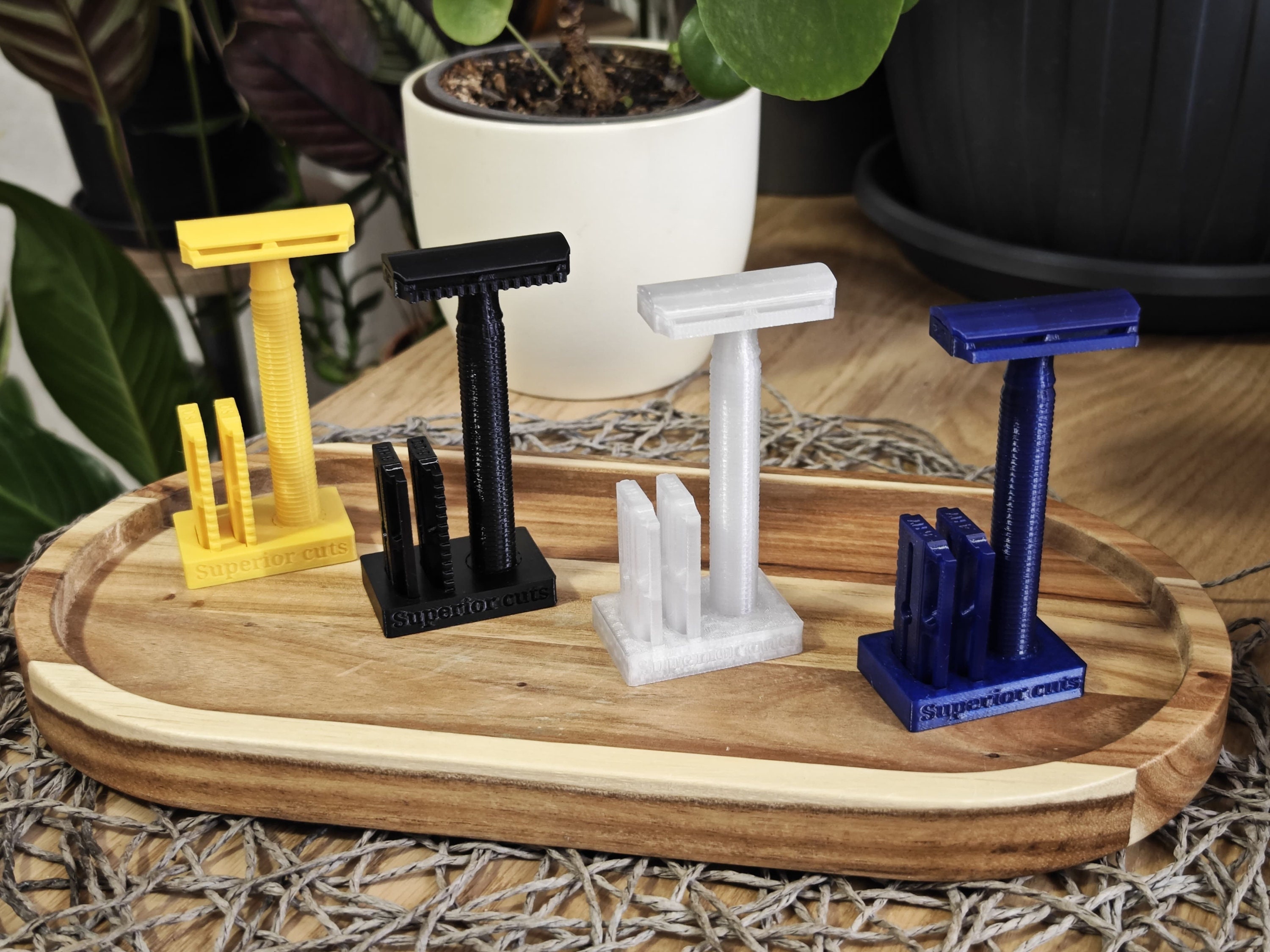 3D Printed adjustable Hybrid Double Edge Safety Razor by Superior Cuts ...