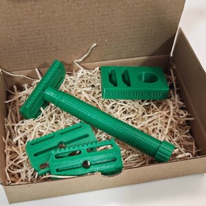 3D Printed adjustable Hybrid Double Edge Safety Razor by Superior Cuts ...