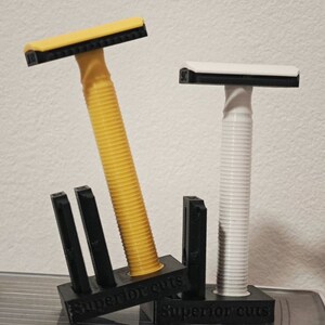 3D Printed adjustable Hybrid Double Edge Safety Razor by Superior Cuts ...
