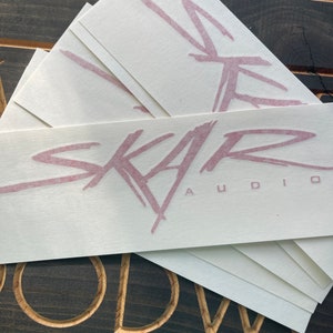 2 SKAR Audio Decals Car Audio Truck SUV Sound Sticker Logo - Etsy