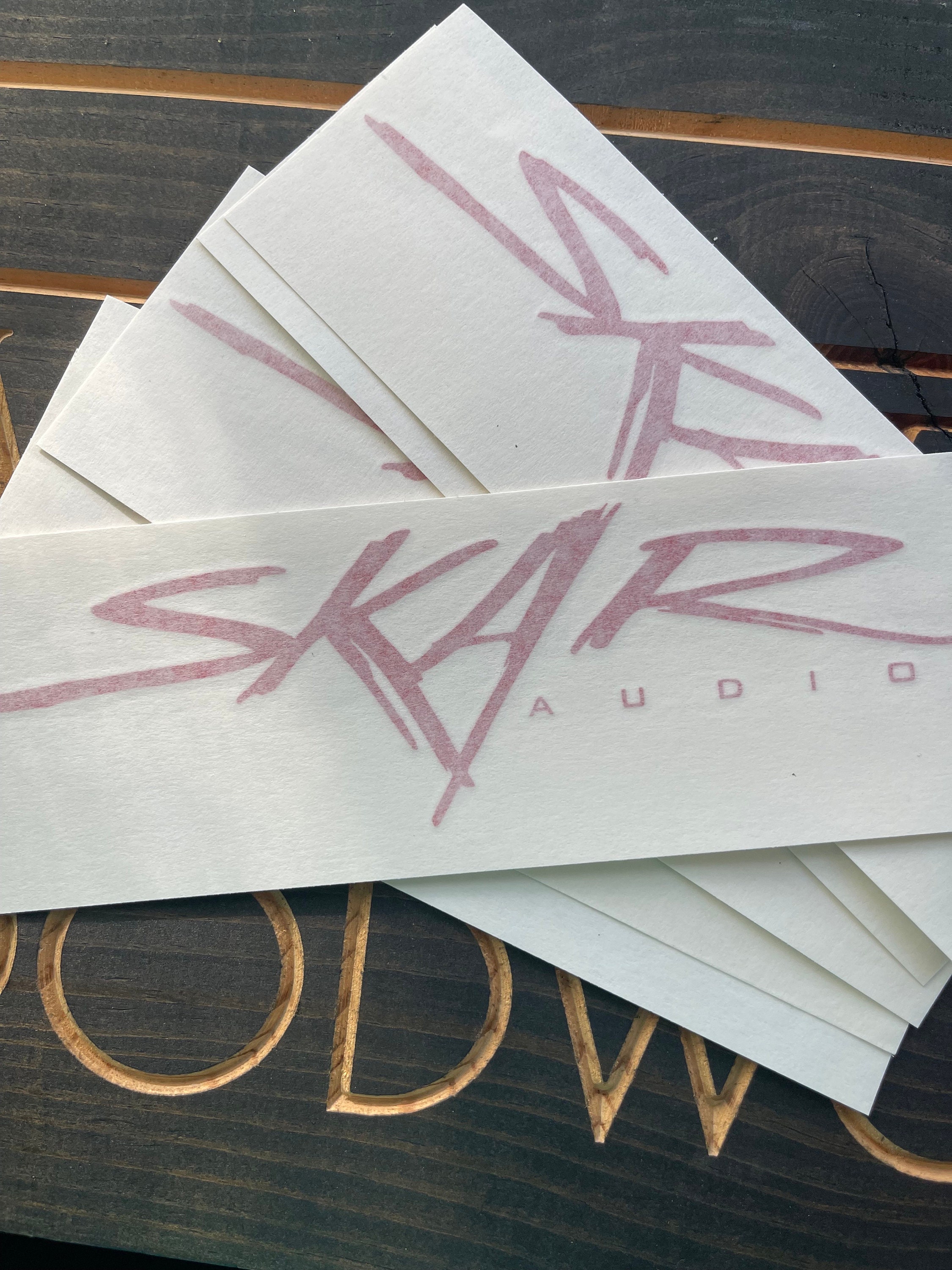 2 SKAR Audio Decals Car Audio Truck SUV Sound Sticker Logo - Etsy