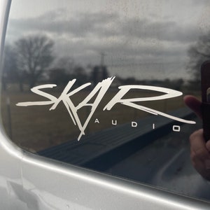 2 SKAR Audio Decals Car Audio Truck SUV Sound Sticker Logo - Etsy