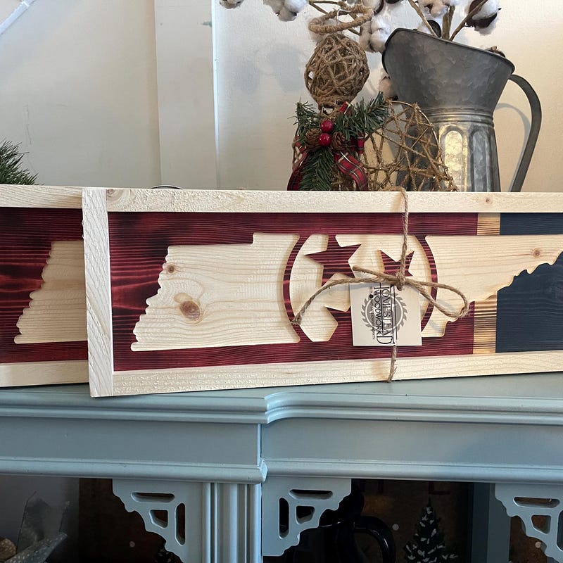 Tennessee Wood Sign - Etsy