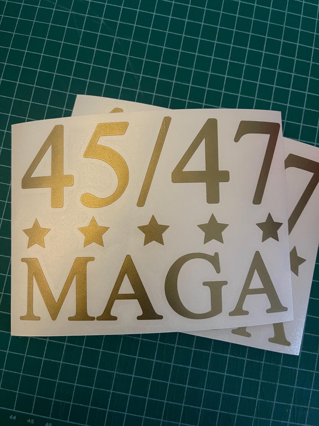 Trump 45/47 MAGA Decal – Patriotic Vinyl Sticker for Cars, Trucks, and ...