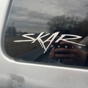 2 SKAR Audio Decals Car Audio Truck SUV Sound Sticker Logo - Etsy