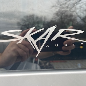 2 SKAR Audio Decals Car Audio Truck SUV Sound Sticker Logo - Etsy
