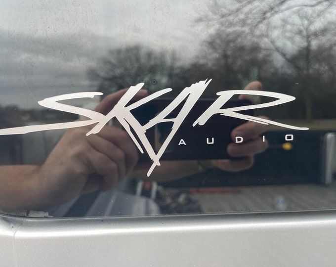 2 SKAR Audio Decals Car Audio Truck SUV Sound Sticker Logo - Etsy