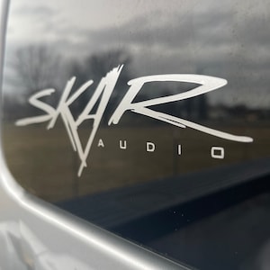 2 SKAR Audio Decals Car Audio Truck SUV Sound Sticker Logo - Etsy