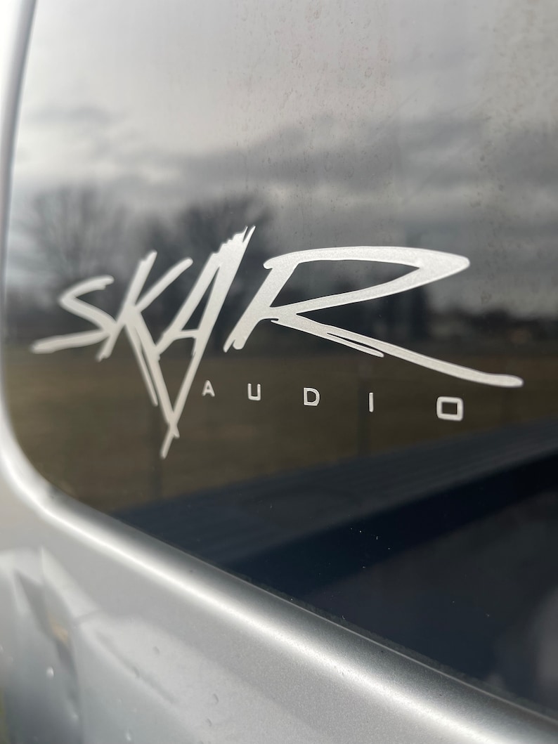 2 SKAR Audio Decals Car Audio Truck SUV Sound Sticker Logo - Etsy