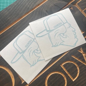 Donald Trump Backwards Hat Decal - Etsy