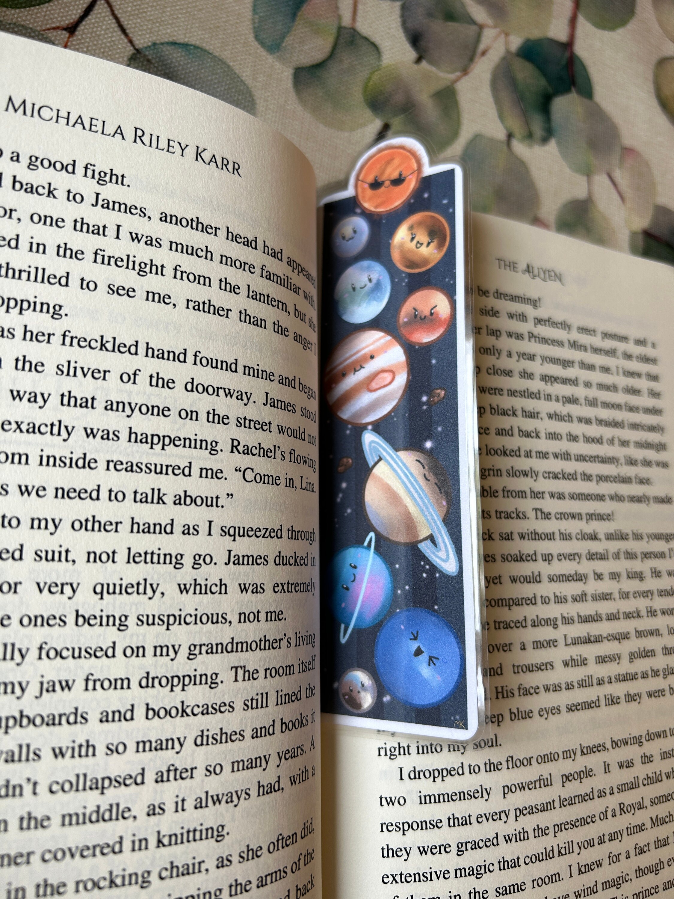 Solar System Planet Laminated Bookmark | Kawaii Bookmark, Planets ...