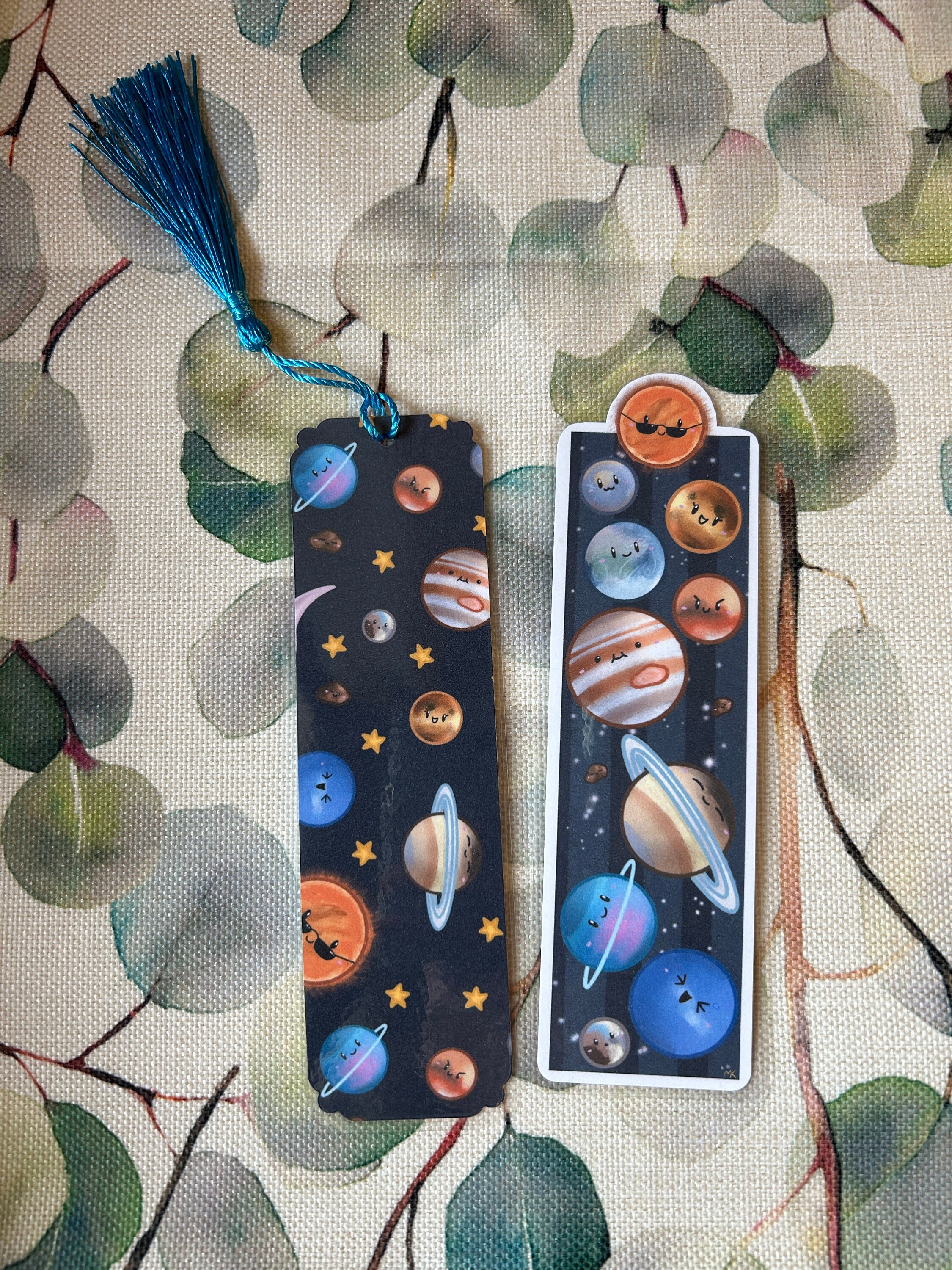 Solar System Planet Laminated Bookmark | Kawaii Bookmark, Planets ...