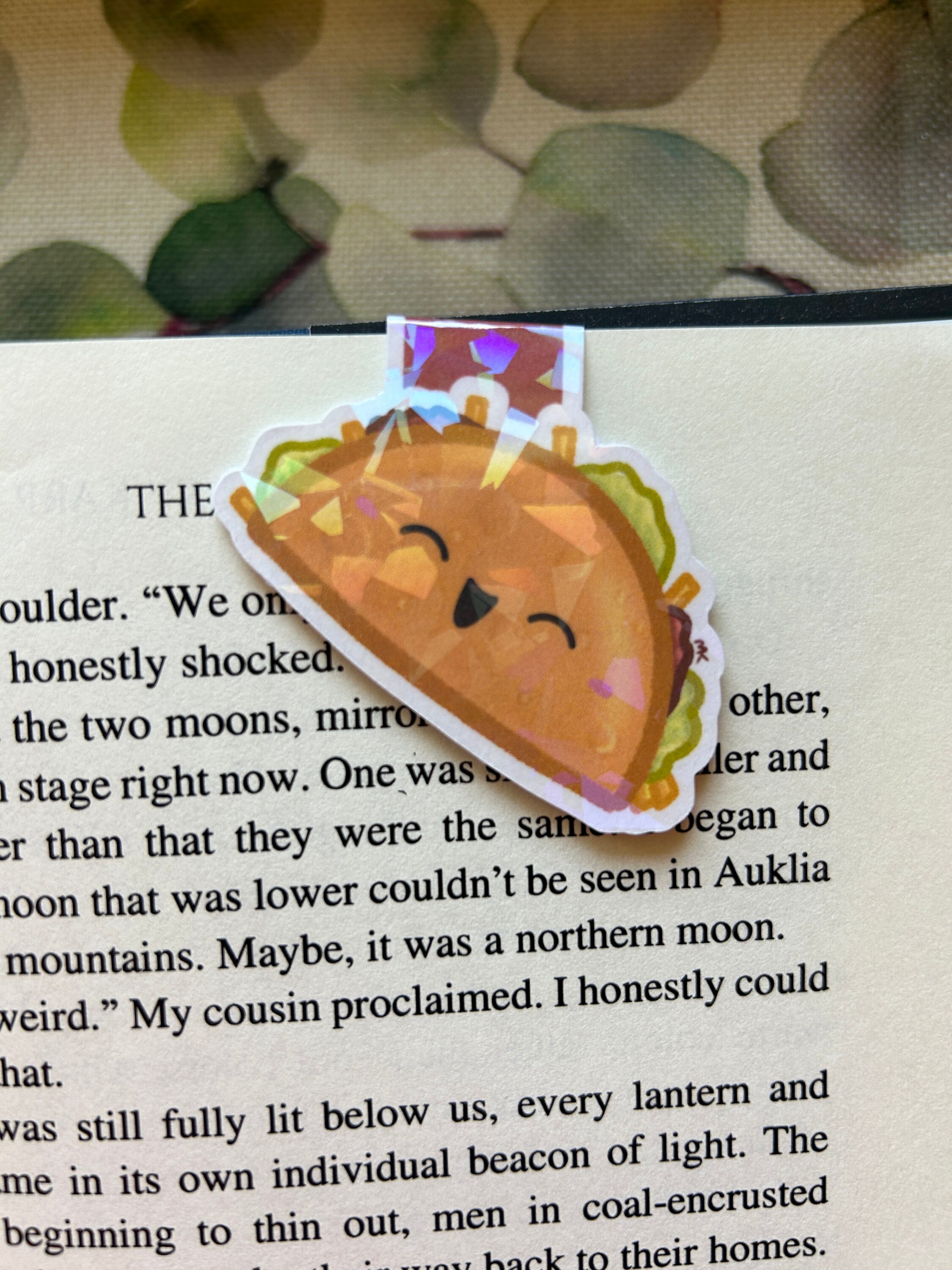 Mexican Food Taco Avocado Chips and Salsa Kawaii Magnetic Bookmark ...
