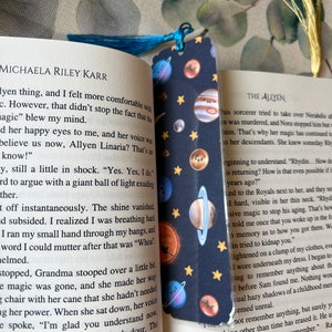 Solar System Planet Laminated Bookmark | Kawaii Bookmark, Planets ...
