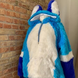 Blue Wolf Fursuit Hoodie RETIRING SOON: Read Description - Etsy