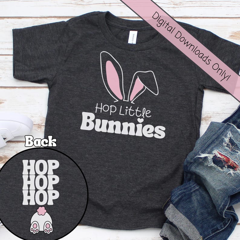 Ms Rachel "hop Little Bunnies" Graphic SVG & PNG Files, Front and Back ...