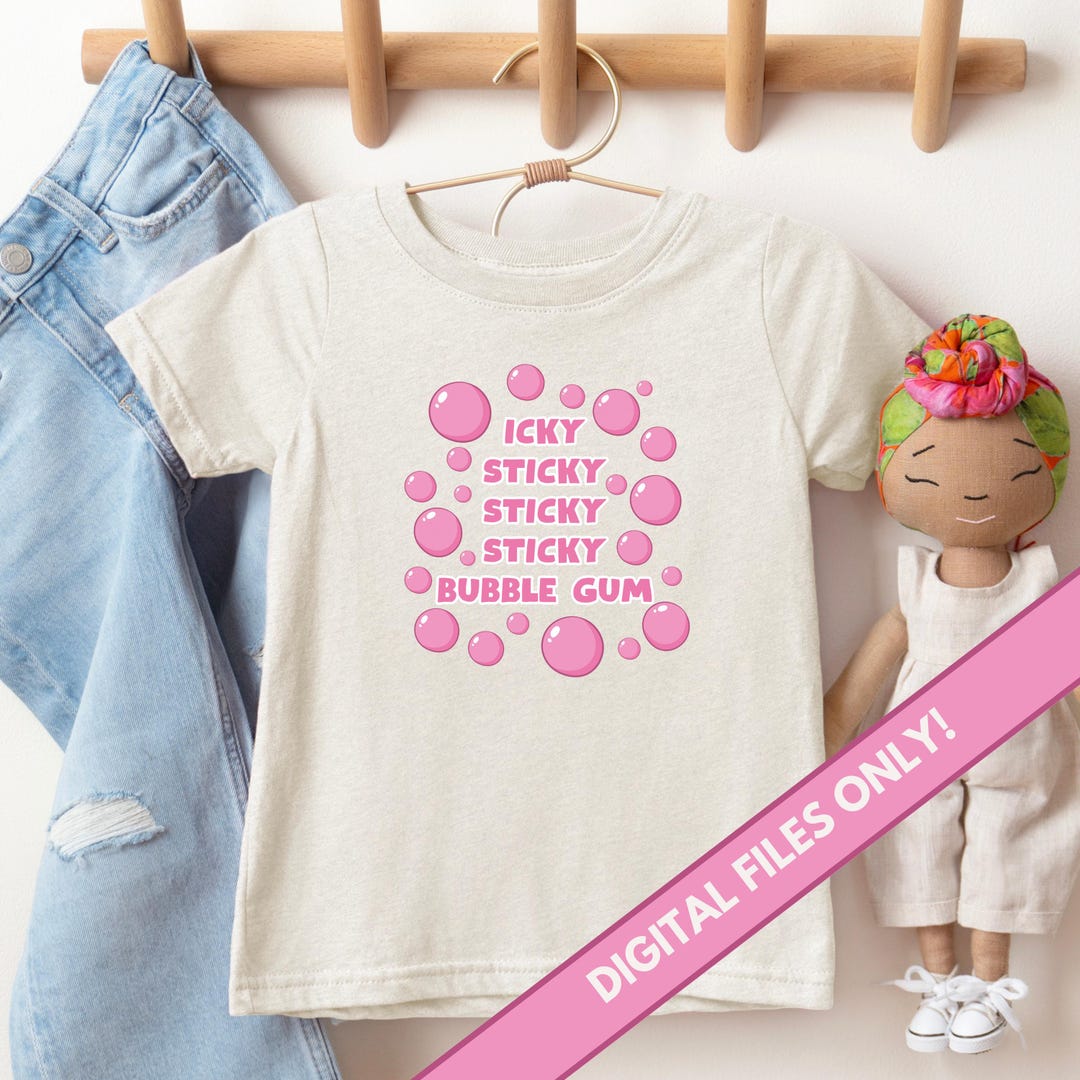 Ms Rachel "icky Sticky Sticky Bubble Gum" SVG and PNG Digital Files - Etsy