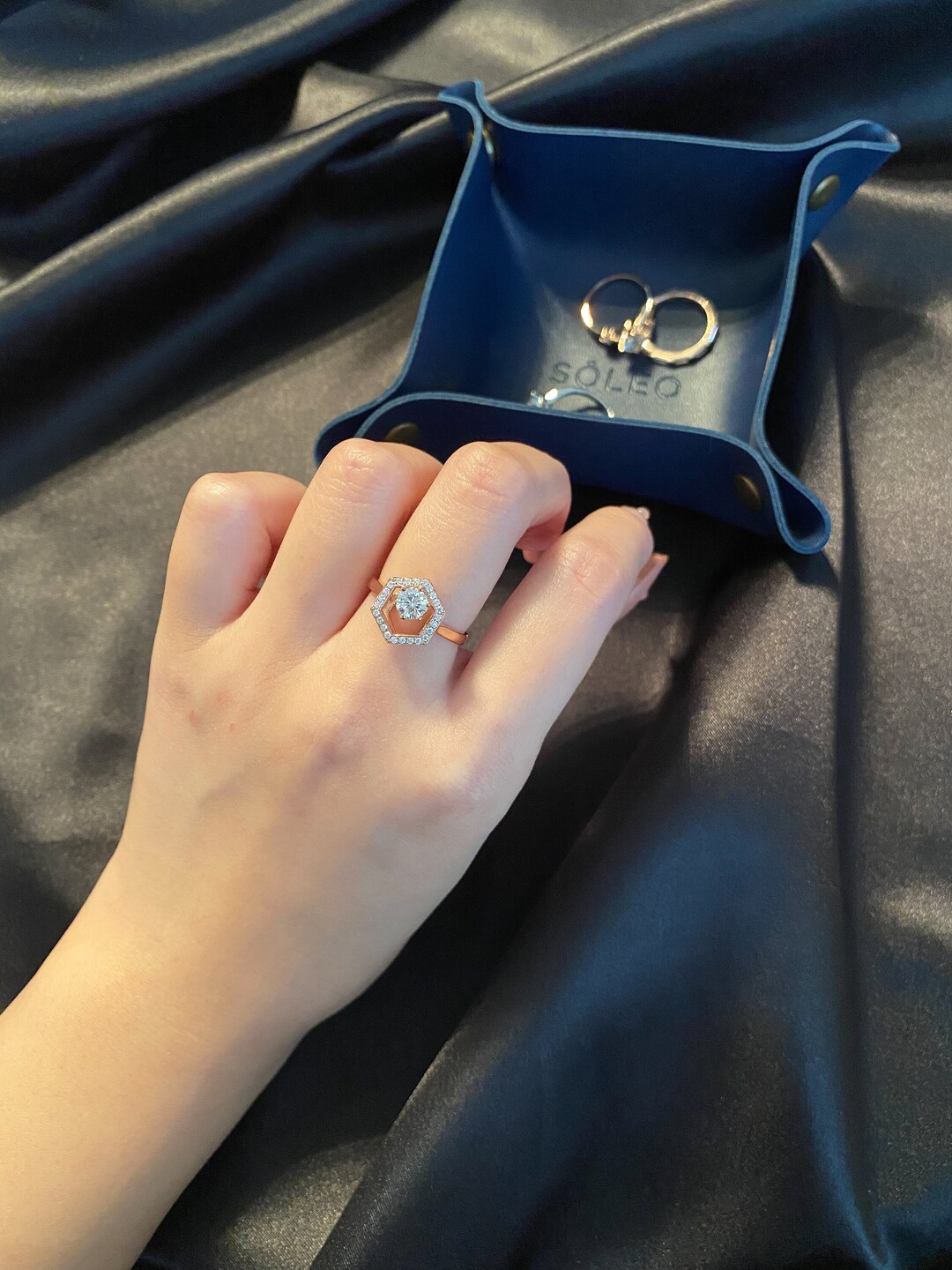 Helios | Modern Everyday Ring | Solid Gold | Moissante | Gift for Her ...