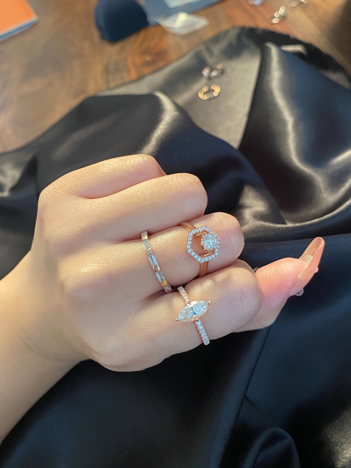 Helios | Modern Everyday Ring | Solid Gold | Moissante | Gift for Her ...