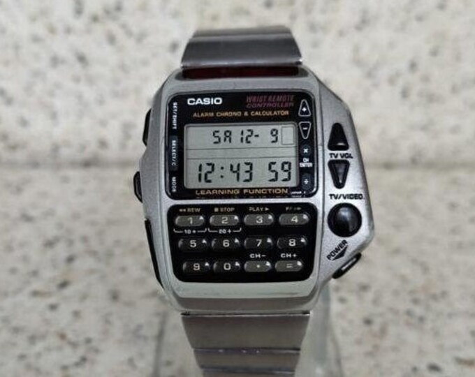 Rare Vintage CASIO CMD-40 Remote Control Watcg Clock/retro/rare/antique ...