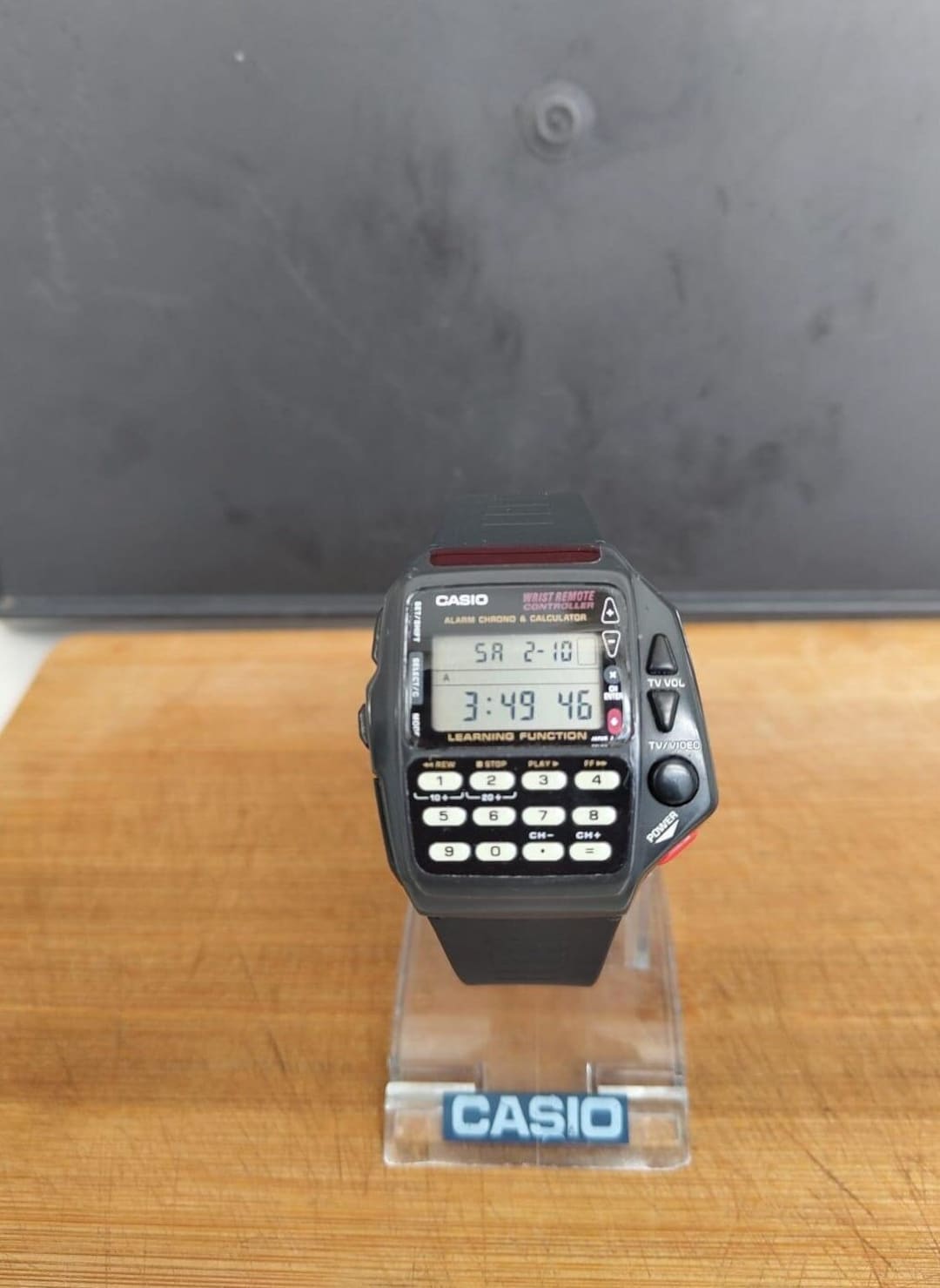 Vintage CASIO 1980 Cmd-40/remote/calculator/alarm Watch Full Working ...