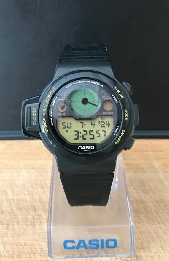 Vintage CASIO 1978 rare Cpw-310 / Compass Prayer Watc… - Gem