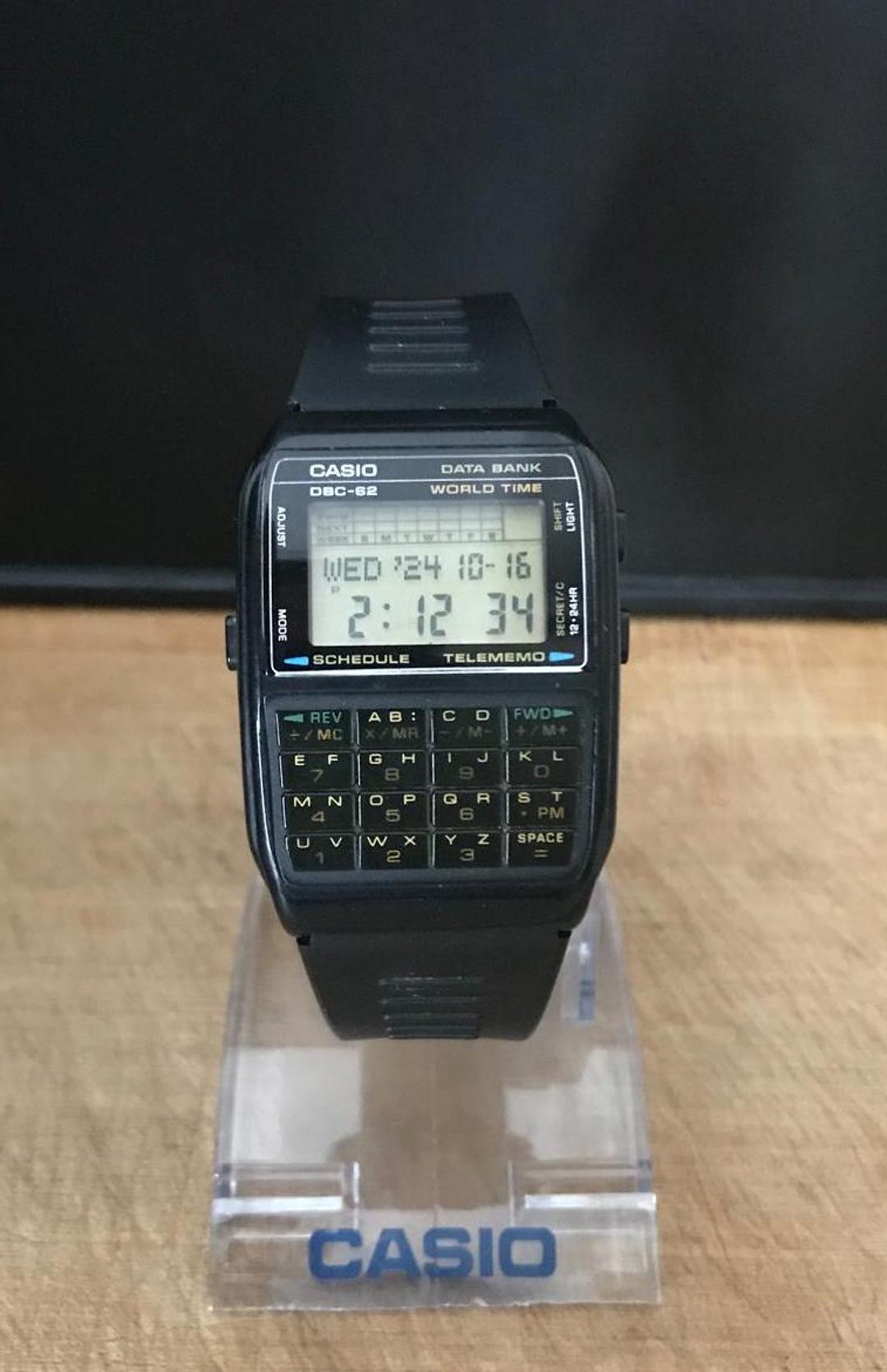 Vintage CASİO 1982 Dbc-62/calculator/watch/mens Watch - Etsy