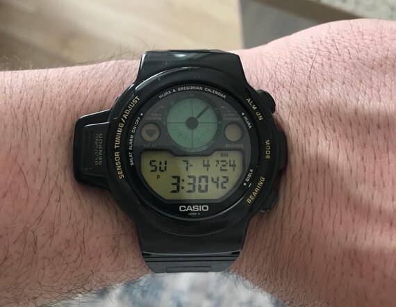 Vintage CASIO 1978 rare Cpw-310 / Compass Prayer Watc… - Gem