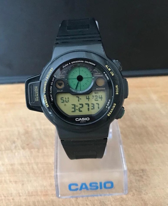 Vintage CASIO 1978 rare Cpw-310 / Compass Prayer Watc… - Gem