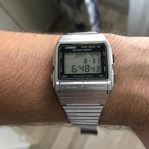Vintage CASİO 1980 Db-520/data Bank/watch/hours/gift/seiko/memory ...