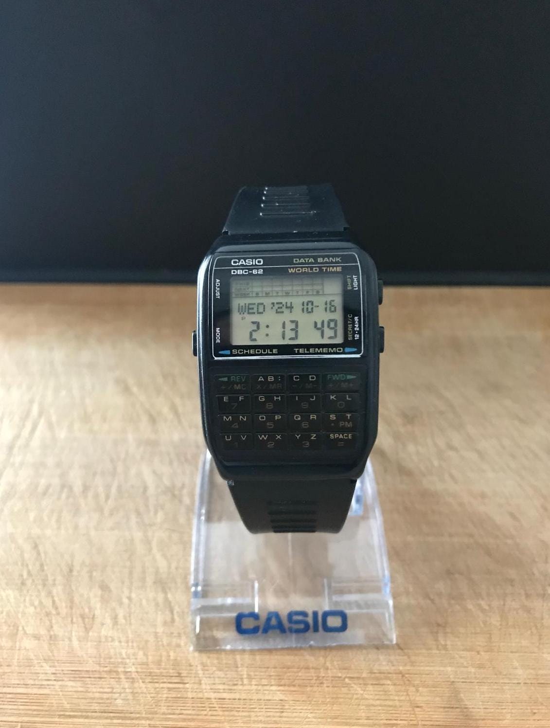 Vintage CASİO 1982 Dbc-62/calculator/watch/mens Watch - Etsy