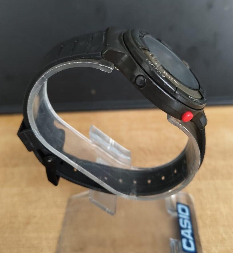 Vintage CASIO 1986 Abx-50 / Ana-digi Data Bank World Time Chrono Watch ...