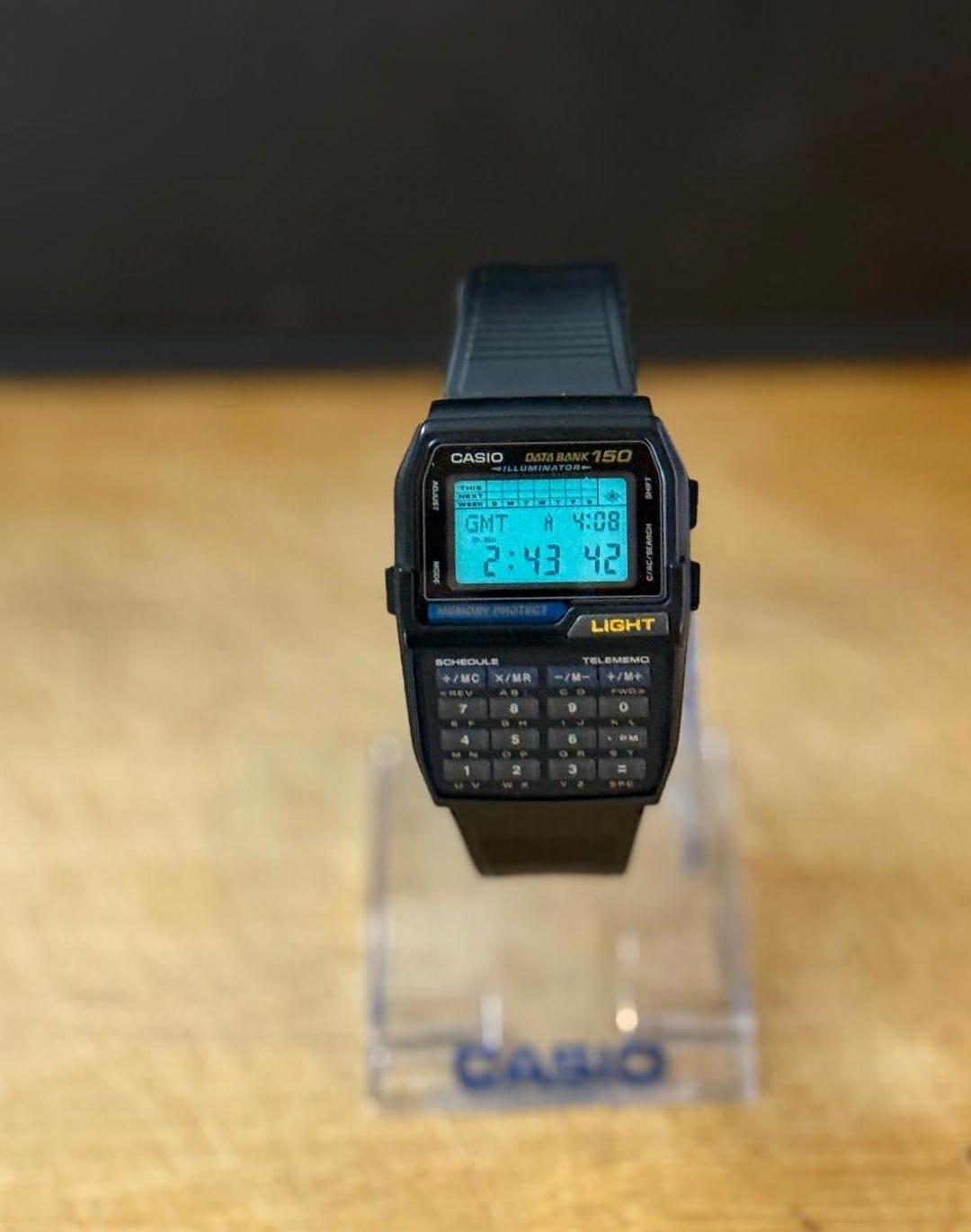 Vintage CASİO 1990 DBC-150 /data Bank/hours/calculator/digital/best Men ...