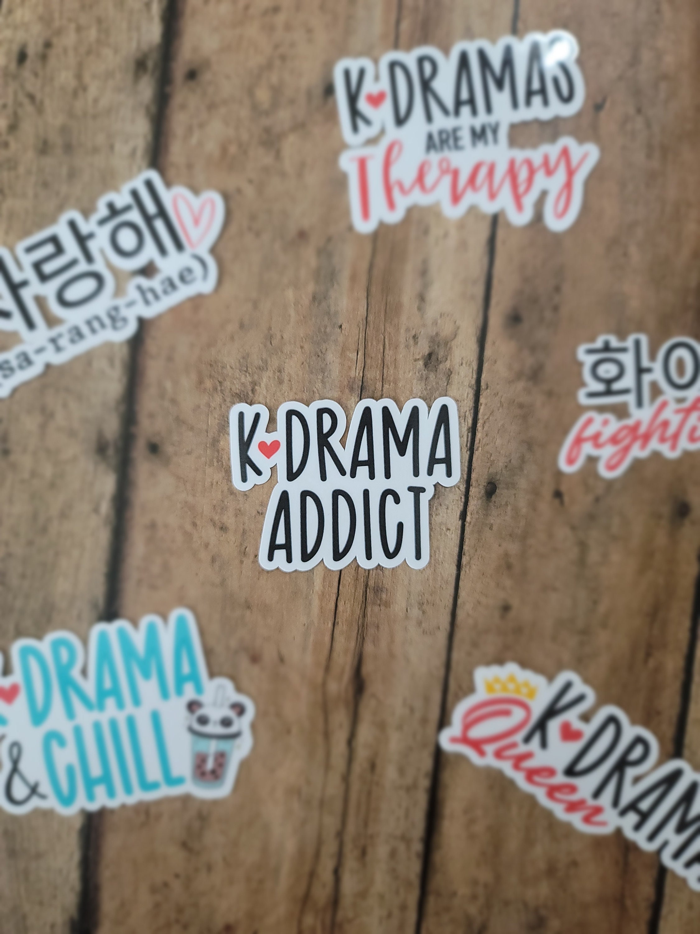 K-drama Addict Sticker, K-drama Sticker, Korean Drama Stickers, Korea ...