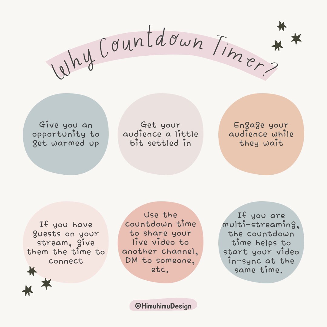 Countdown Timer Animation Starting Soon Screen Overlay - Etsy