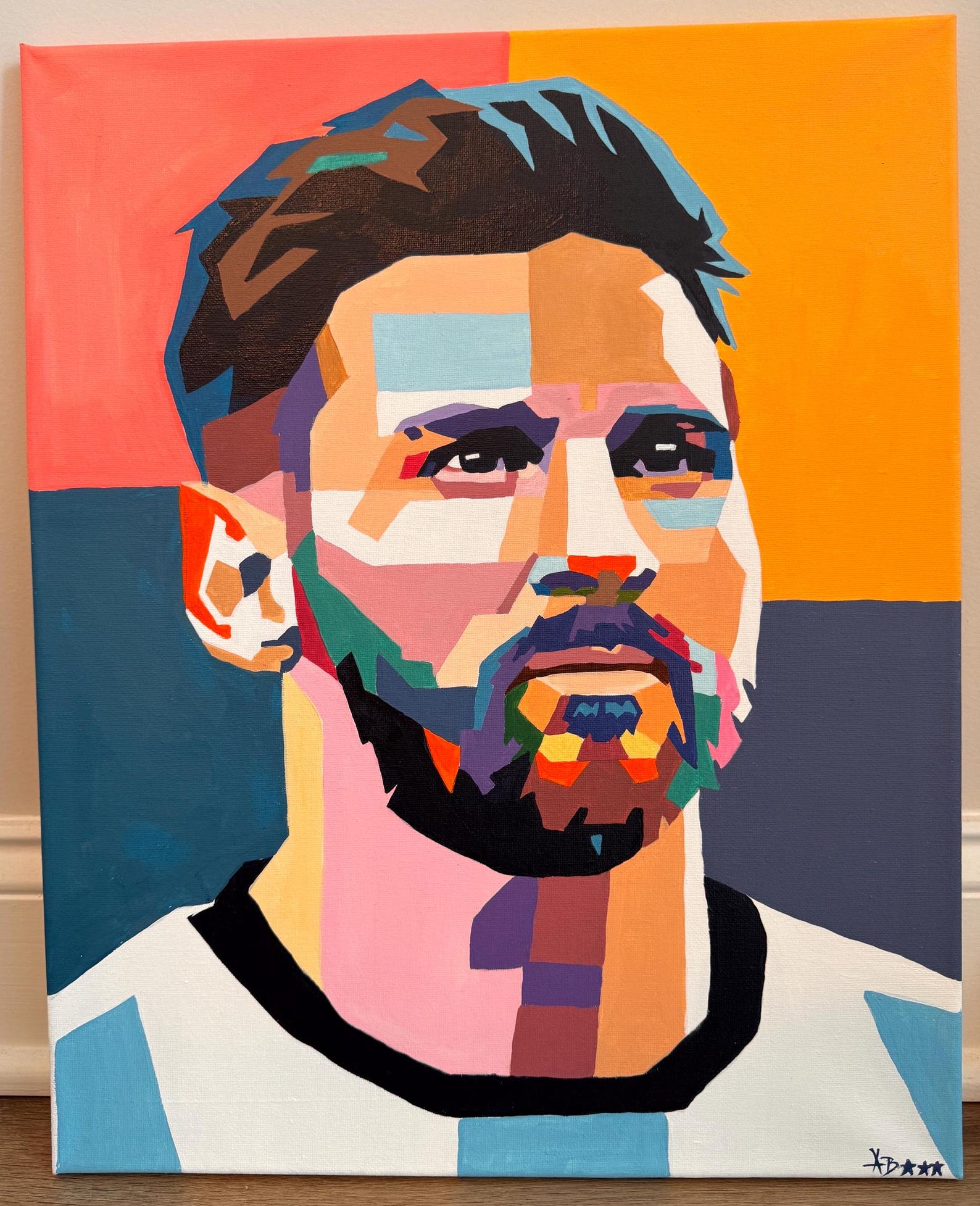 Messi Hand Painted - Etsy