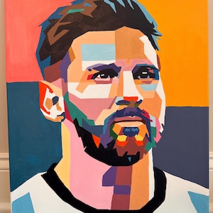 Messi Hand Painted - Etsy
