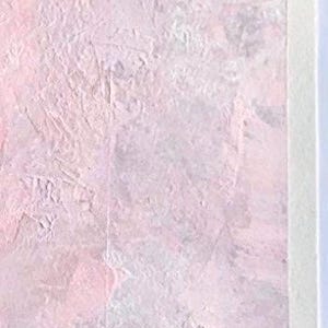 Pink Textured Abstract Color Field Painting 9 X 12 Original Rose ...
