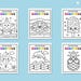 Summer Color by Number Printable | 30 Fun Activity Pages for Pre-k ...
