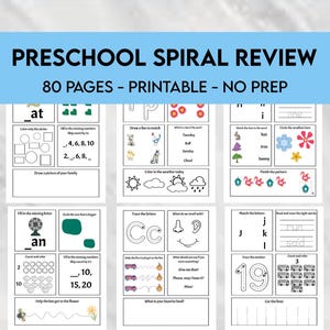 Printable Preschool Kindergarten Math Homeschool Worksheets ...