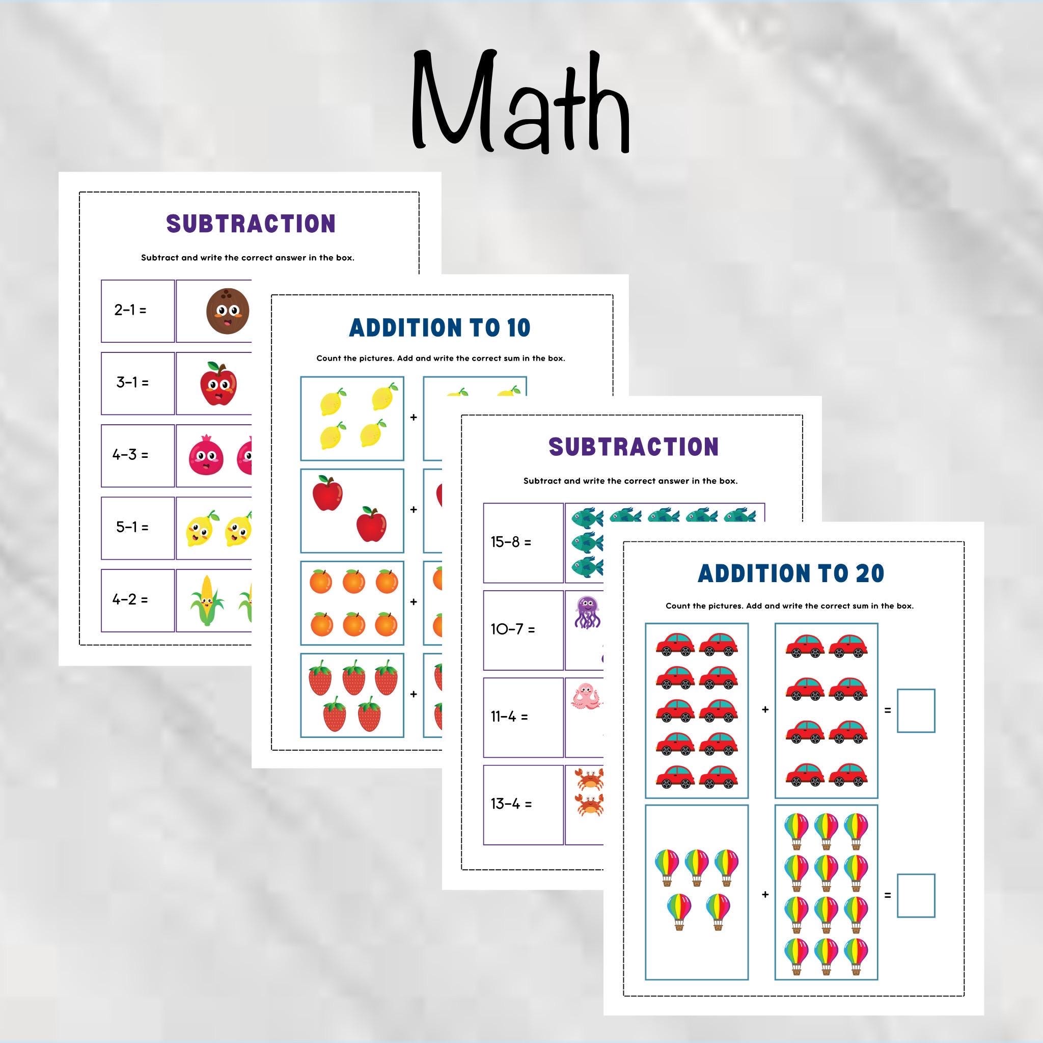 Preschool Printable Bundle, Classroom Printables, Kindergarten ...