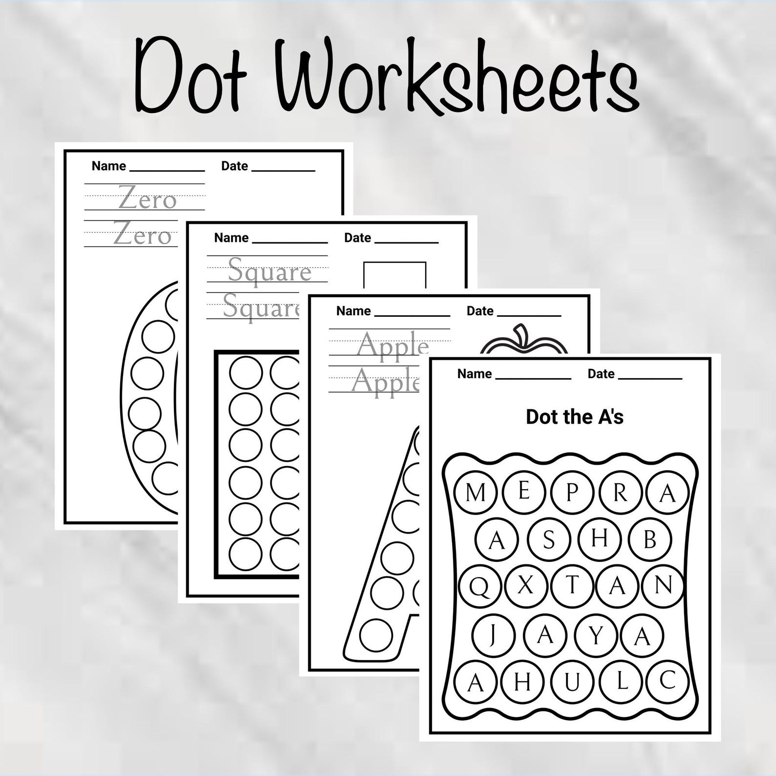 Preschool Printable Bundle, Classroom Printables, Kindergarten ...