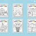 Summer Color by Number Printable | 30 Fun Activity Pages for Pre-k ...