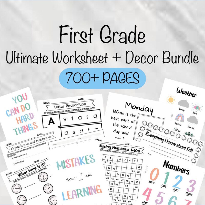 Homeschool Curriculum 1st Grade - Etsy